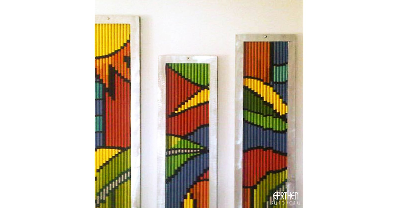 Buy Colour Collage - Multicolour Collage Wall Art | Earthen Symphony